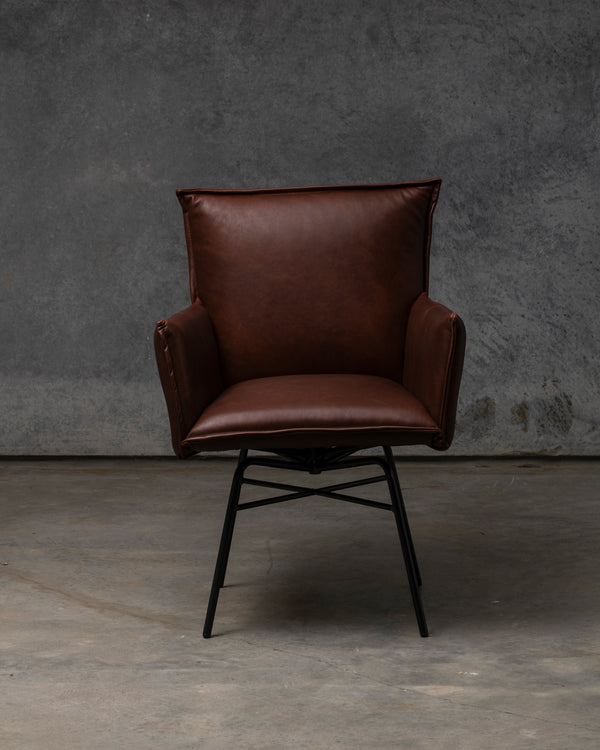 Sanne Swivel Chair Old Glory - Lunare Fango - ISLAND LUXE